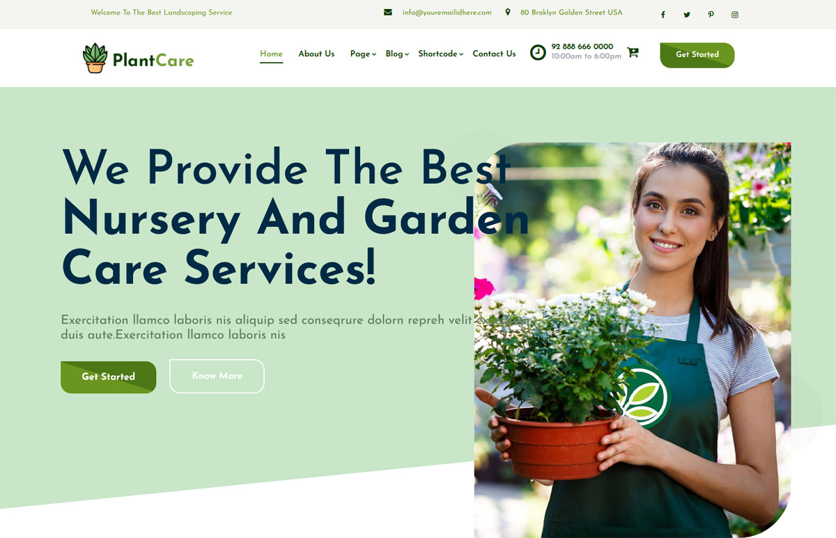 6 Best Free Garden & Landscape WordPress Themes 2024 – freshDesignweb