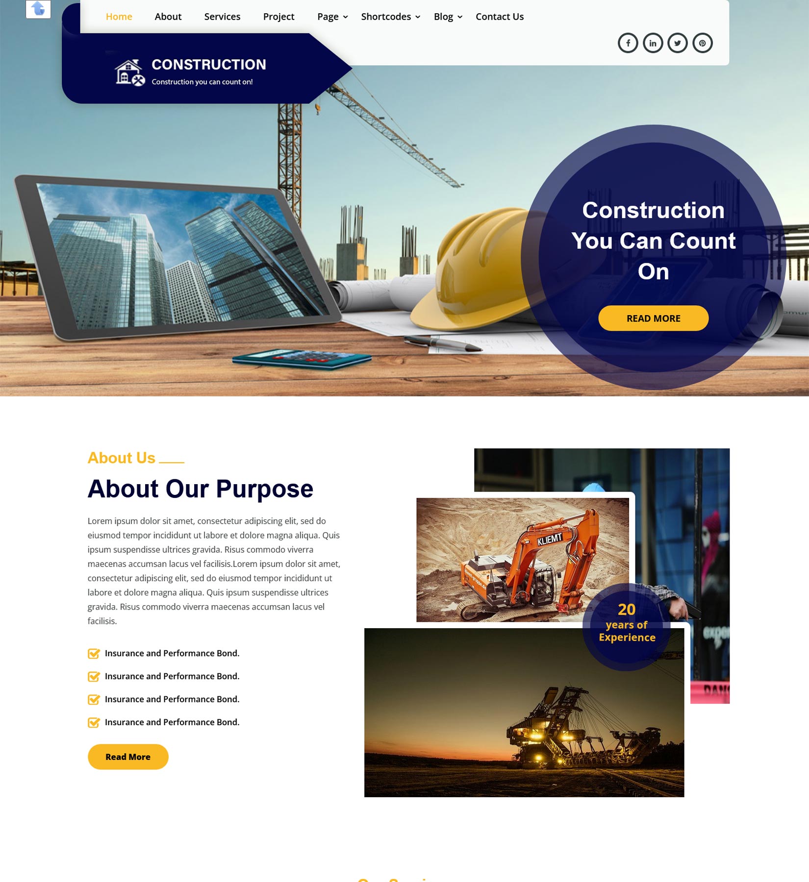 15+ Best Free Construction WordPress Themes 2025 – freshDesignweb