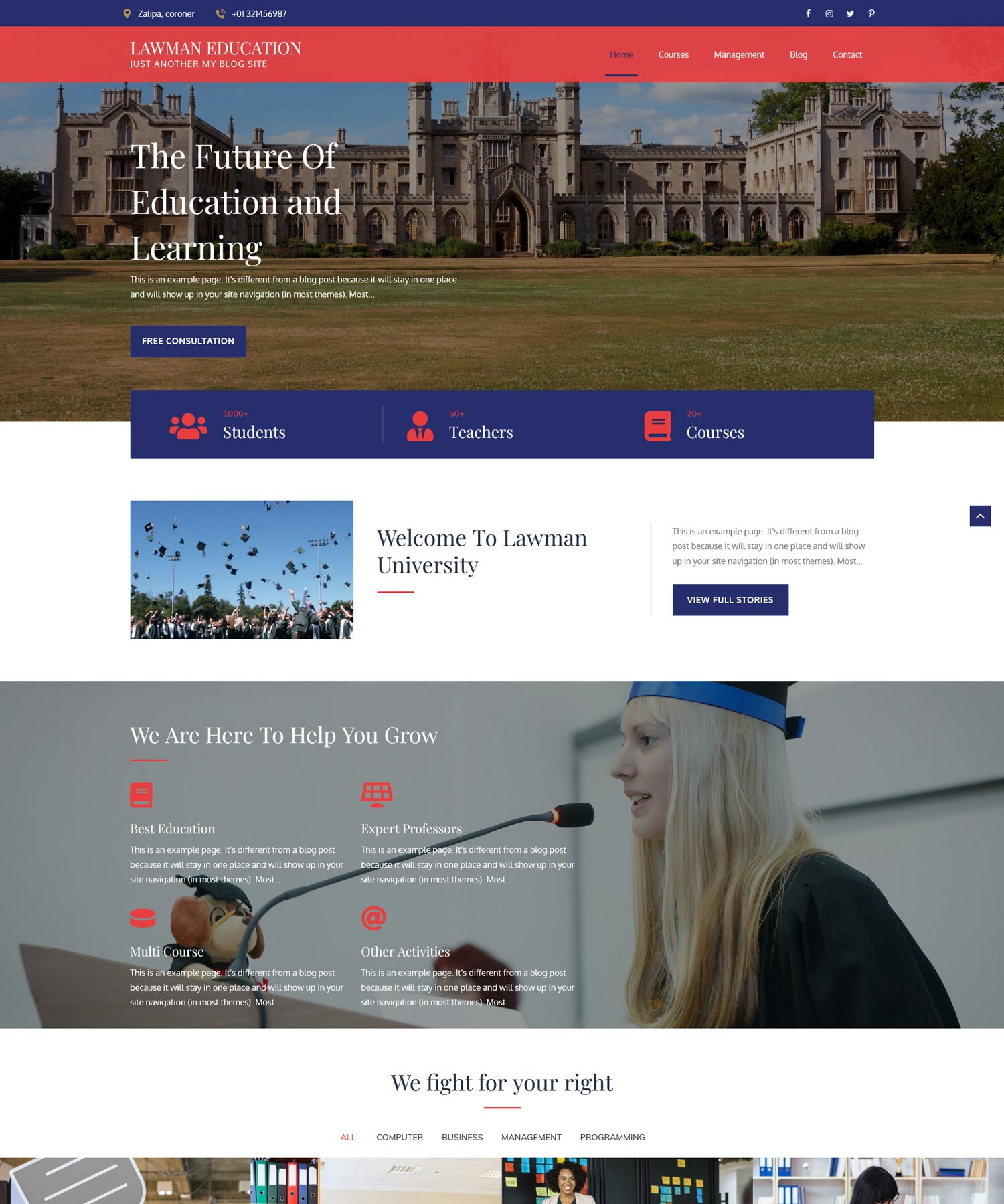 33 Best Free Education WordPress Themes 2024 - freshDesignweb