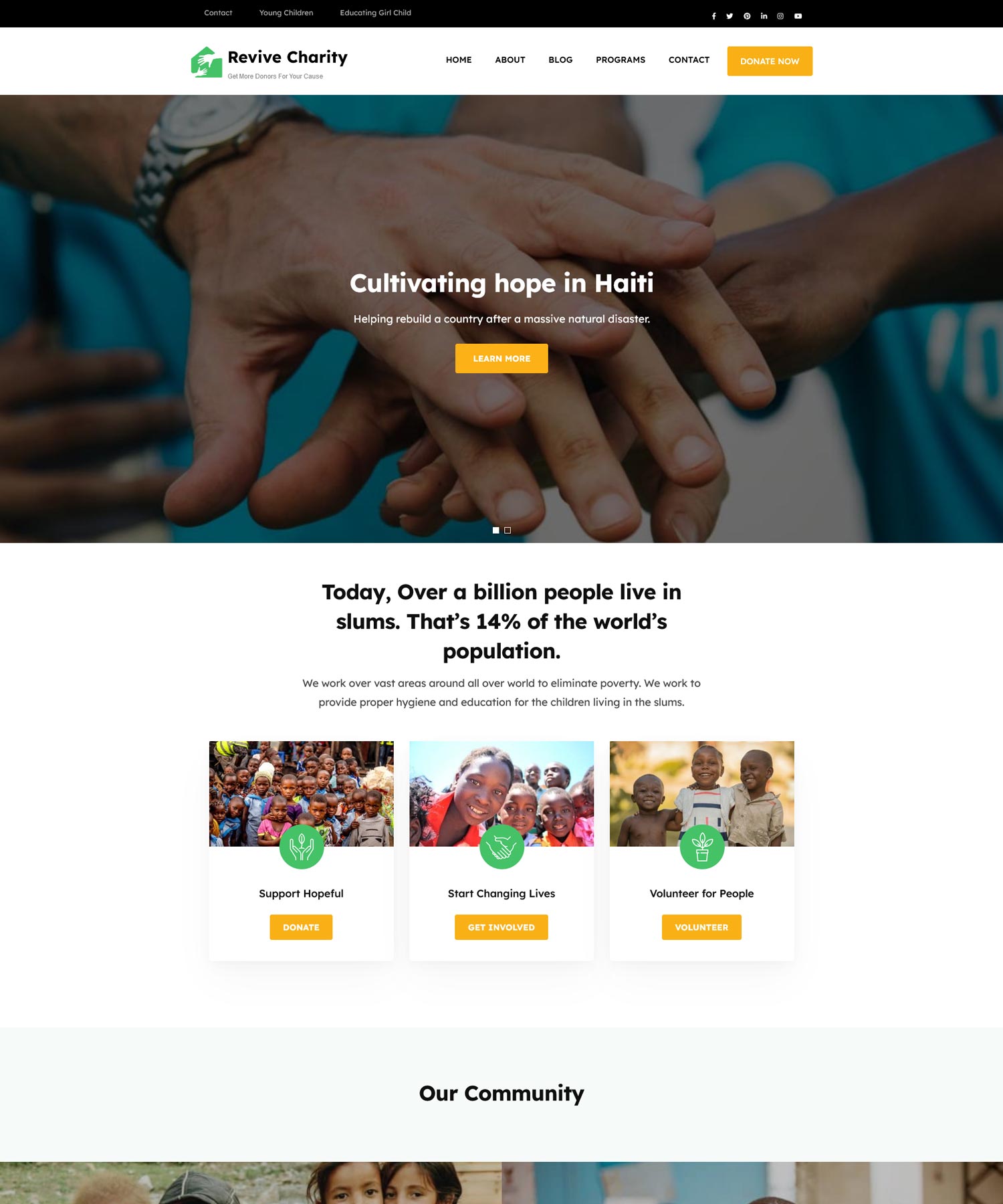 25+ Best Free Charity WordPress Themes for 2025 - freshDesignweb