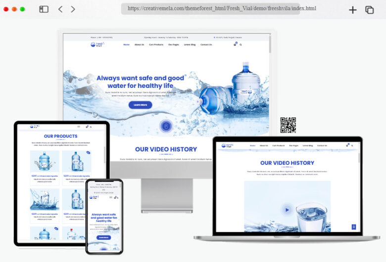 5 Best Drinking Water Website Templates for 2025 – freshDesignweb