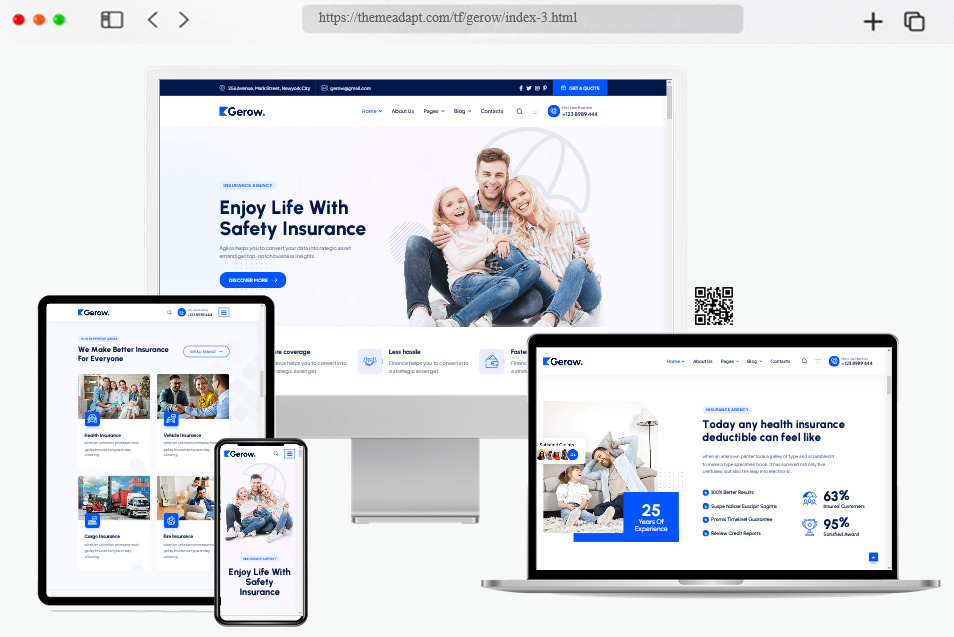20+ Best Insurance Website Templates for 2025 - freshDesignweb