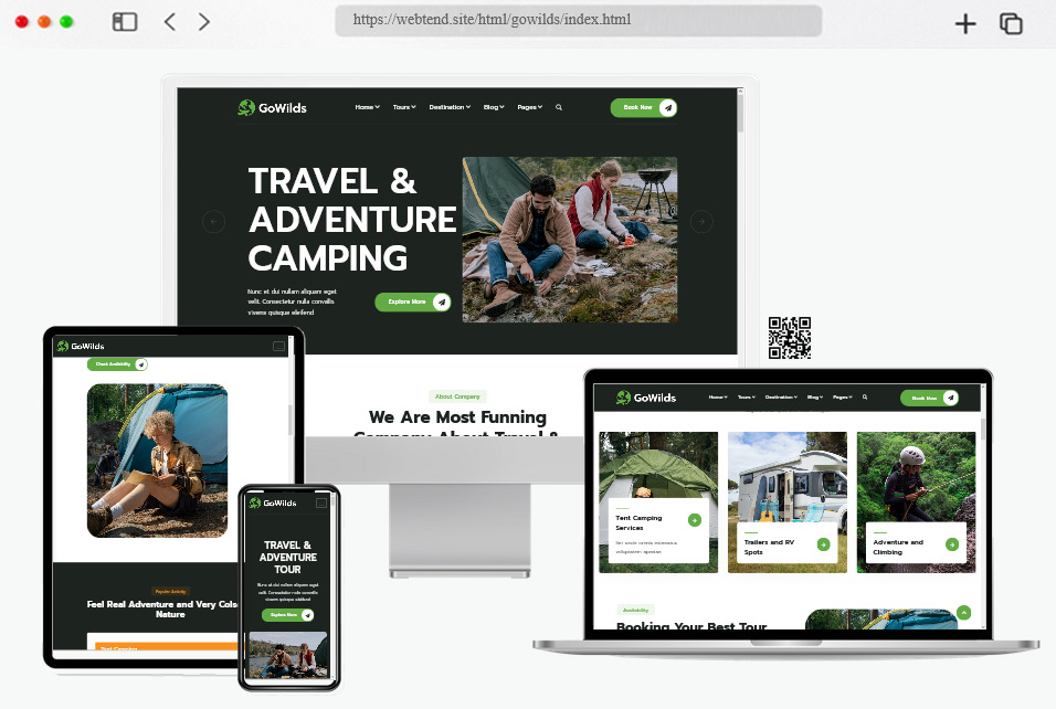 30+ Best Free & Paid Travel Website Templates 2025 – freshDesignweb