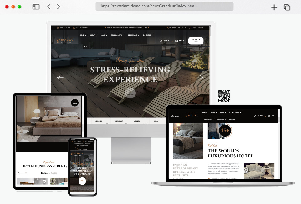 25+ Best Hotel Website Templates Free & Premium – freshDesignweb