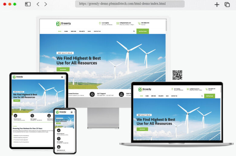 20+ Best Wind & Solar Energy Website Templates 2025 – freshDesignweb