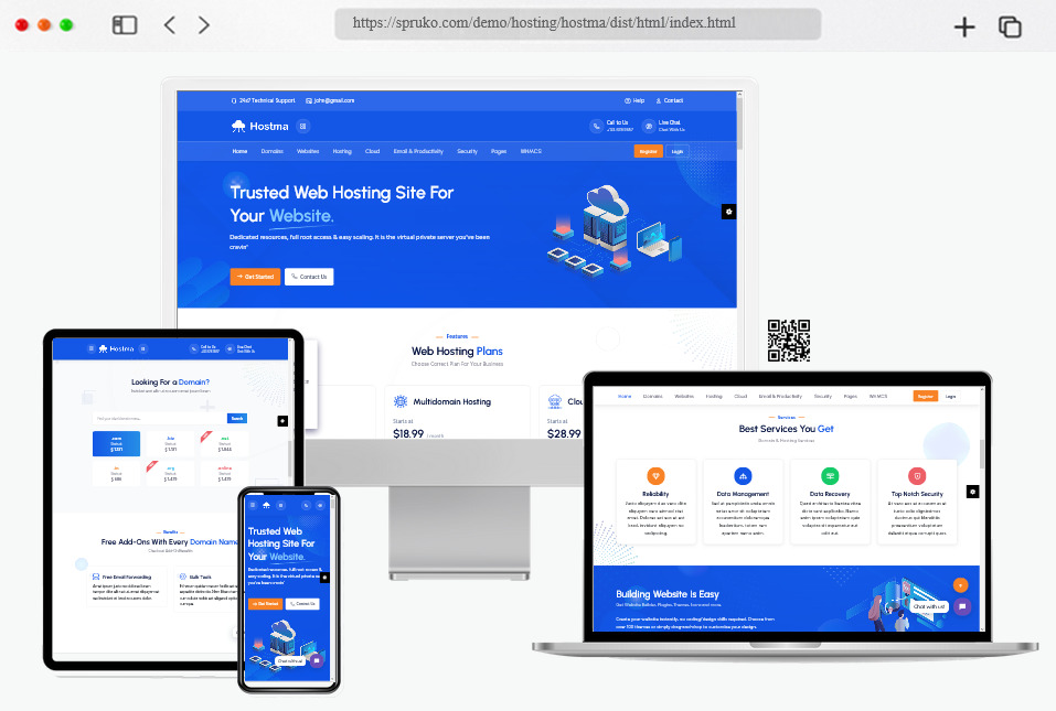 20+ Best Hosting Website Templates for 2025 – freshDesignweb