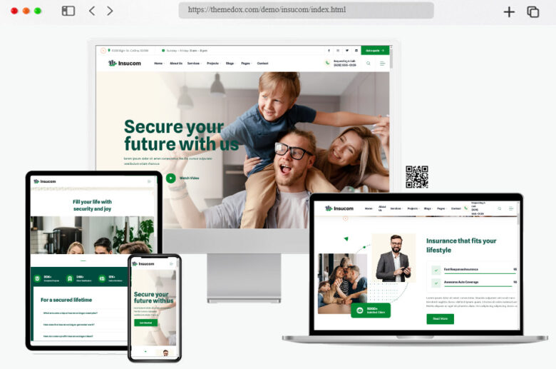20+ Best Insurance Website Templates for 2025 - freshDesignweb
