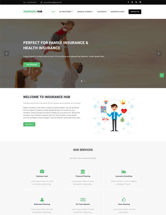 29 Best Free Financial Consulting WordPress Themes 2024 - freshDesignweb