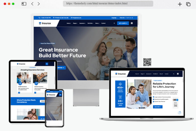 20+ Best Insurance Website Templates for 2025 - freshDesignweb