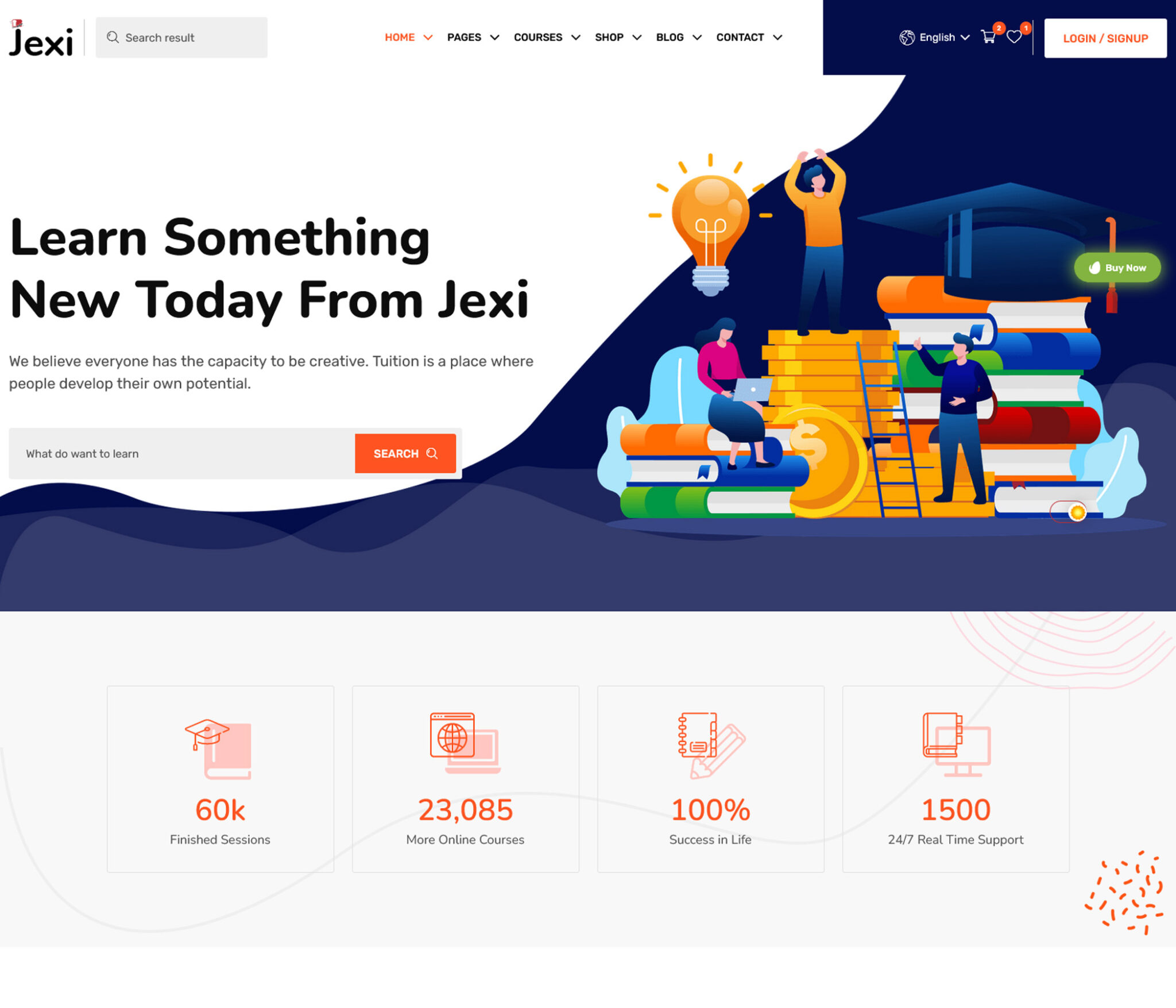 10+ Best Training Website Templates for 2025 – freshDesignweb