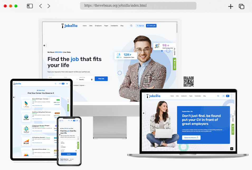 15+ Best Job Board Website Templates for 2026 – freshDesignweb