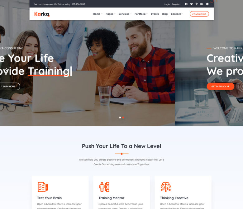 10+ Best Training Website Templates for 2026 – freshDesignweb