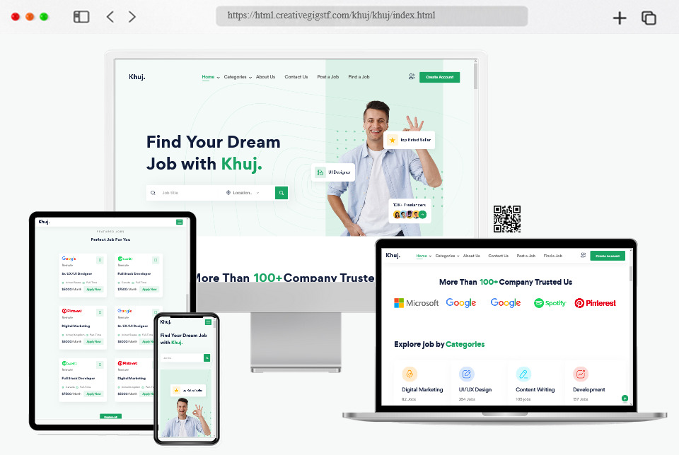 15+ Best Job Board Website Templates for 2025 – freshDesignweb