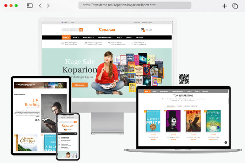 8 Best Book Website Templates for Author & Bookstore – freshDesignweb