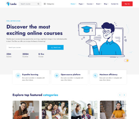 10+ Best Training Website Templates for 2025 – freshDesignweb