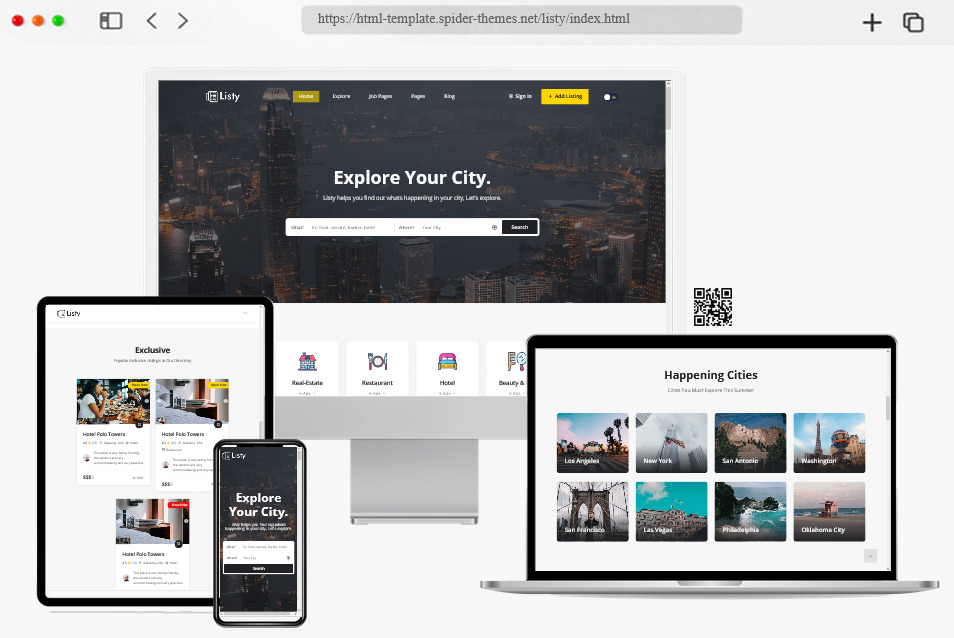 20+ Best Listing & Directory Website Templates for 2025 – freshDesignweb