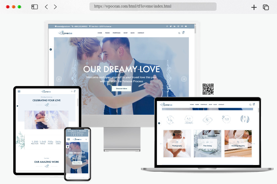 30+ Best Free & Premium Wedding Website Templates 2025 – freshDesignweb