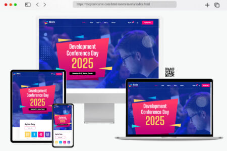 20+ Best Event & Conference Website Templates 2025 – freshDesignweb