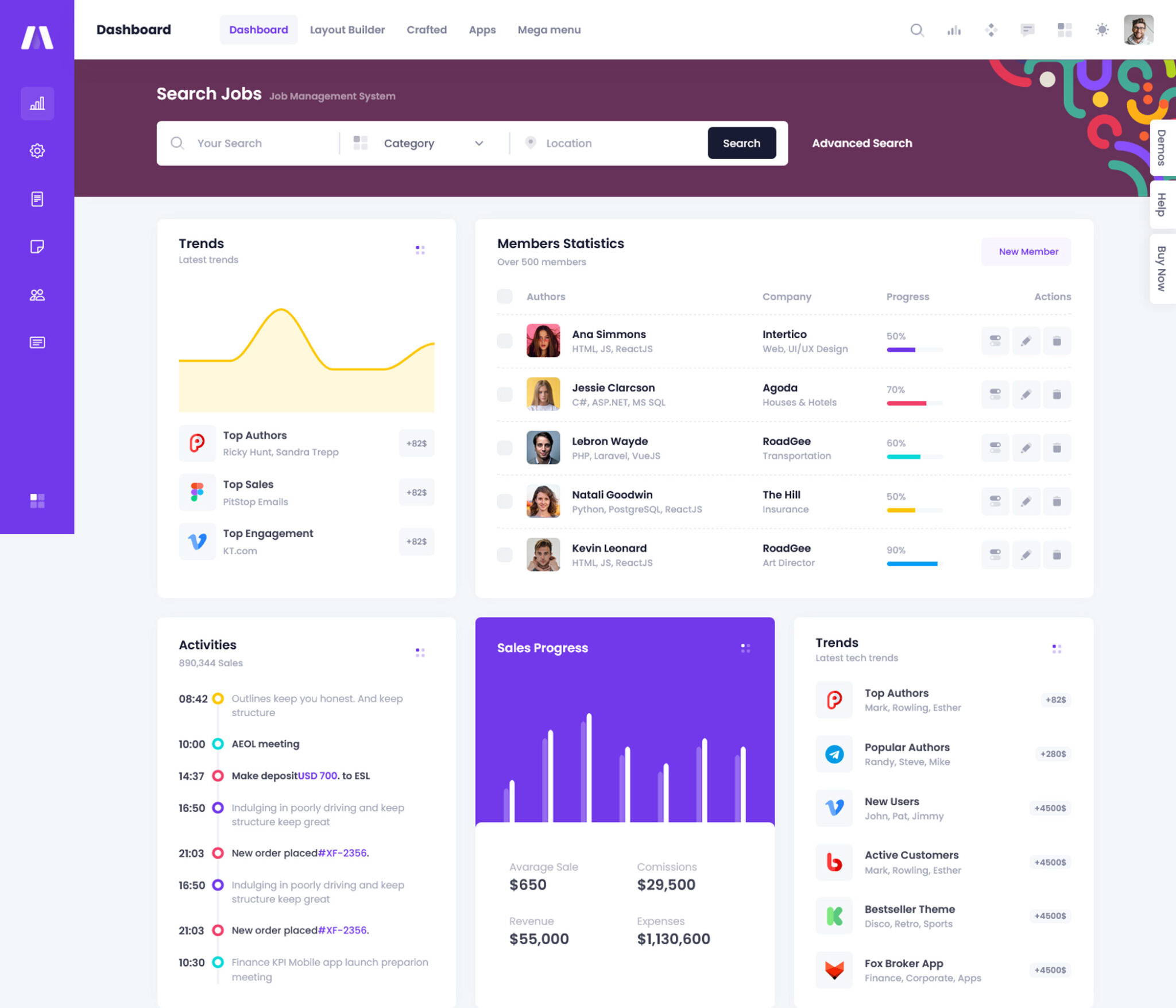 10 Must-Try Free React Admin Templates for 2024 – freshDesignweb