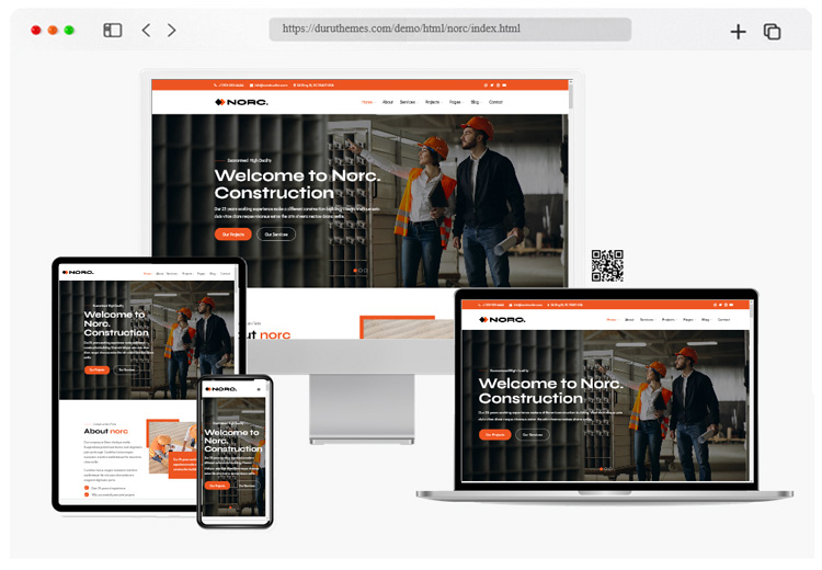 30+ Best Construction Company Website Templates for 2025 – freshDesignweb