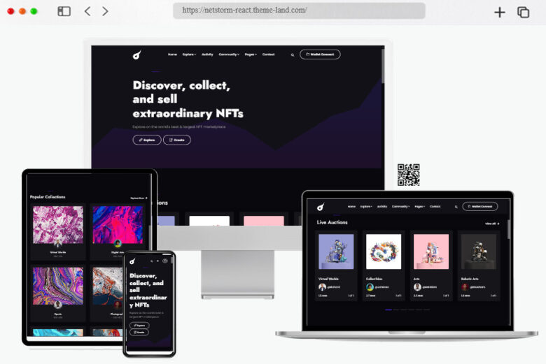 Top 10+ Modern NFT Marketplace Website Templates for 2026 – freshDesignweb