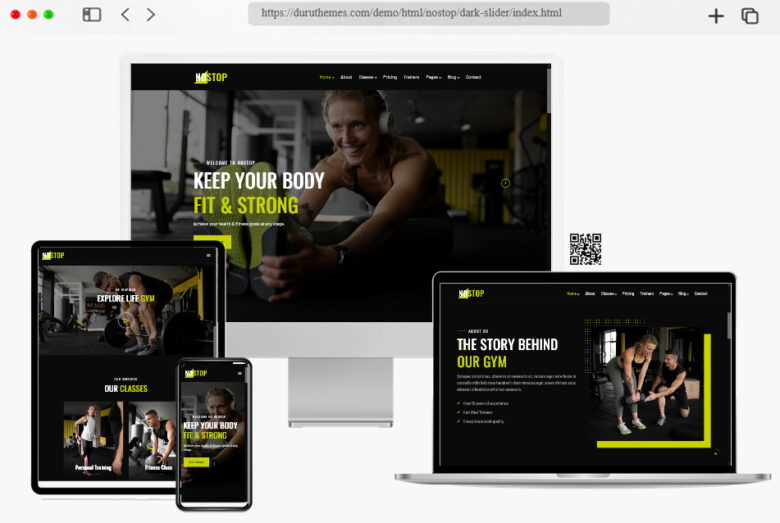 20+ Best Fitness & Gym Website Templates Free & Premium – freshDesignweb