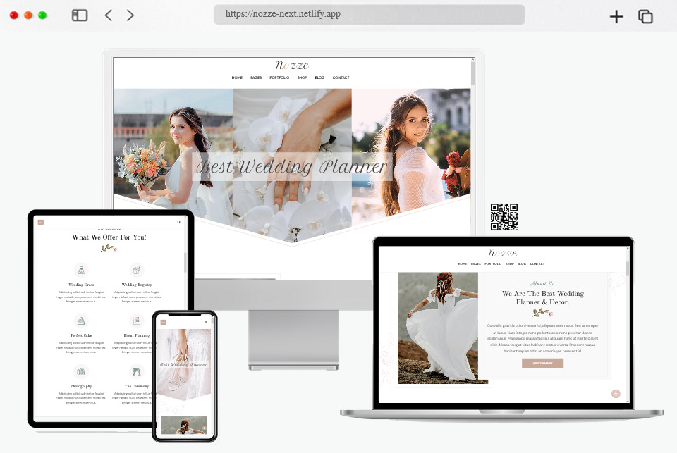30+ Best Free & Premium Wedding Website Templates 2025 – freshDesignweb