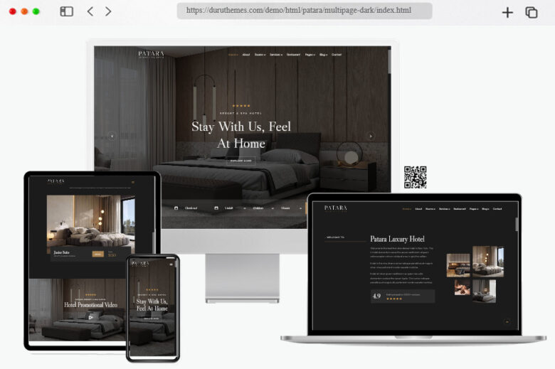 26 Best Hotel Website Templates Free & Premium - freshDesignweb