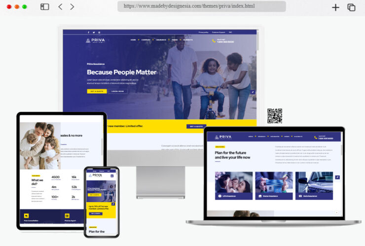 20+ Best Insurance Website Templates for 2025 - freshDesignweb