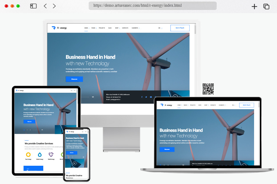 20+ Best Wind & Solar Energy Website Templates 2025 – freshDesignweb