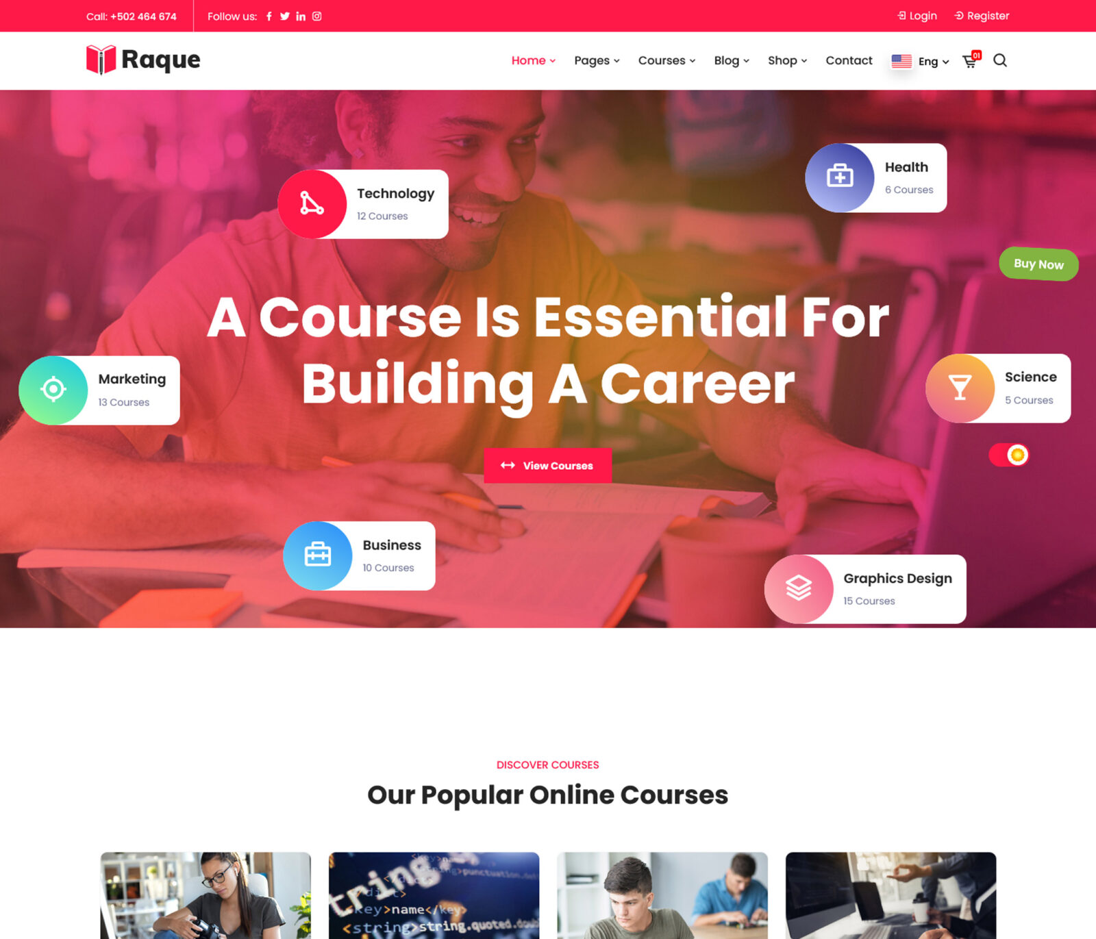10+ Best Training Website Templates for 2025 – freshDesignweb