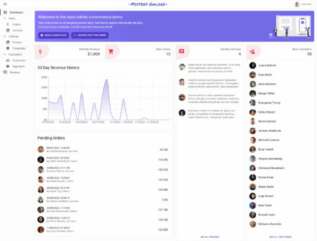 10 Must-Try Free React Admin Templates for 2024 – freshDesignweb