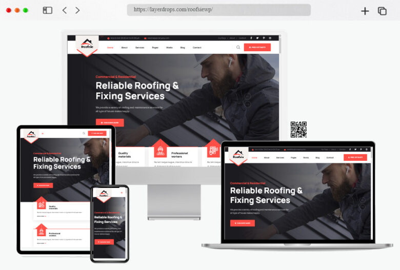 15+ Best Roofing Services WordPress Themes for 2025 – freshDesignweb