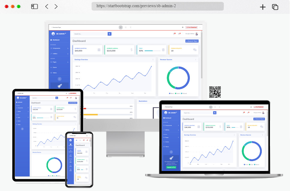 Top 10 Free Bootstrap Admin Templates for 2024 – freshDesignweb