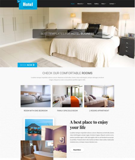 20+ Best Free Hotel WordPress Themes 2025 – freshDesignweb