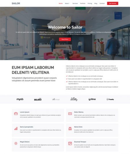 50+ Best Free Business Website Templates 2025 - freshDesignweb