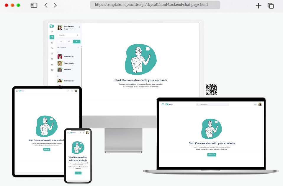 7 Best Chat App HTML Templates 2024 - freshDesignweb