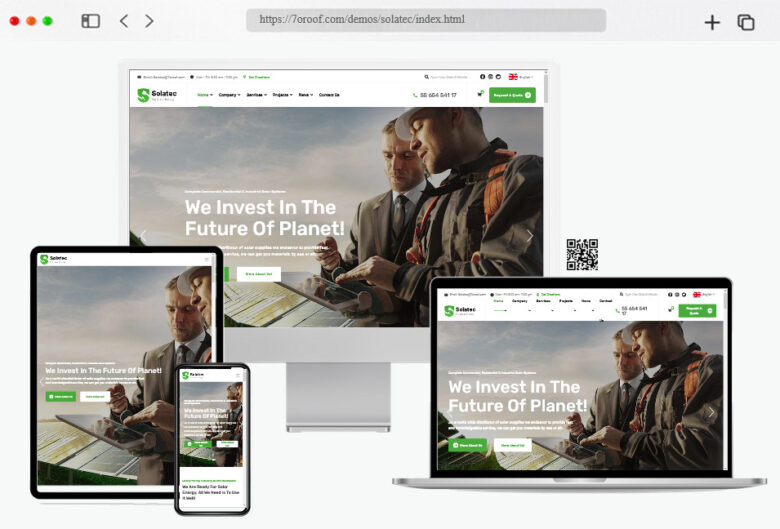 20+ Best Wind & Solar Energy Website Templates 2025 – freshDesignweb
