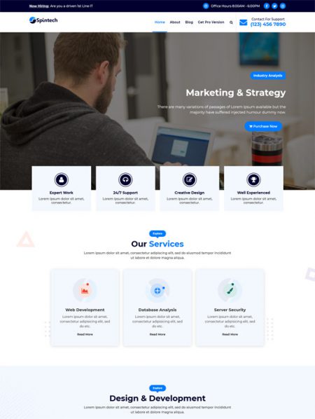 15+ Free IT Solution & Software WordPress Themes 2025 – freshDesignweb