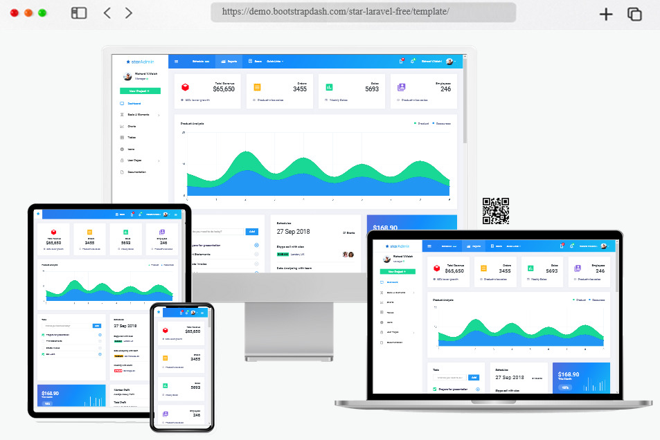 7 Best Free Laravel Admin Templates – freshDesignweb