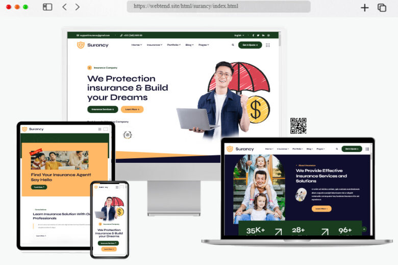 20+ Best Insurance Website Templates for 2025 - freshDesignweb