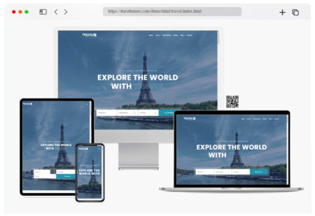 30+ Best Free & Paid Travel Website Templates 2025 – freshDesignweb