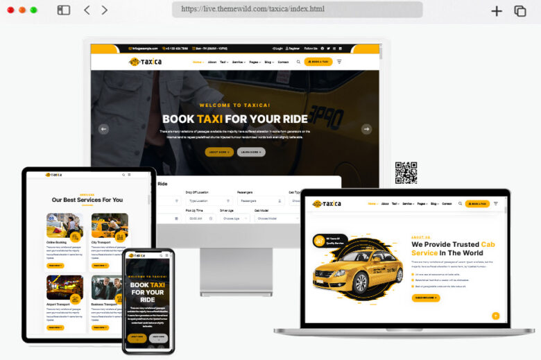 10+ Best Taxi Website Templates for 2025 – freshDesignweb