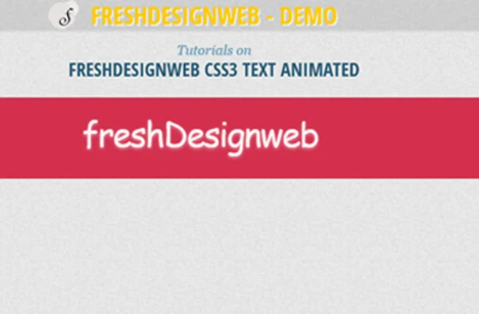 Text Hover Effects CSS3 Animated – freshDesignweb