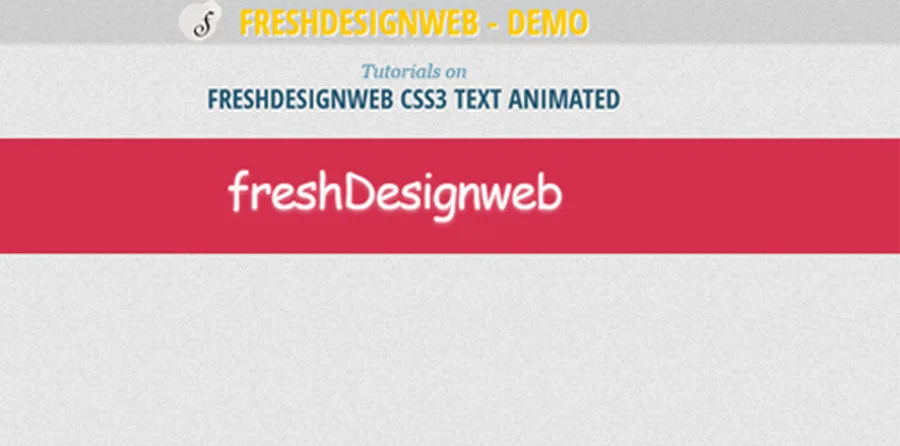 Text Hover Effects CSS3 Animated – freshDesignweb
