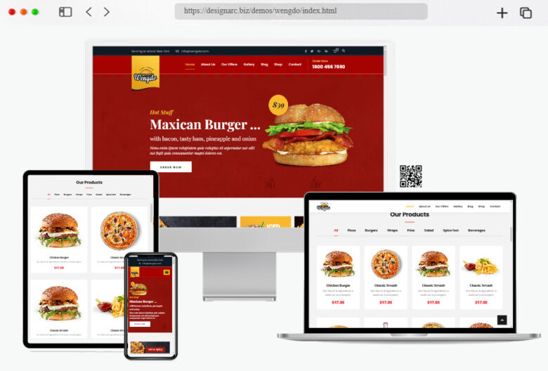10+ Best Fast Food Website Templates for 2025 – freshDesignweb