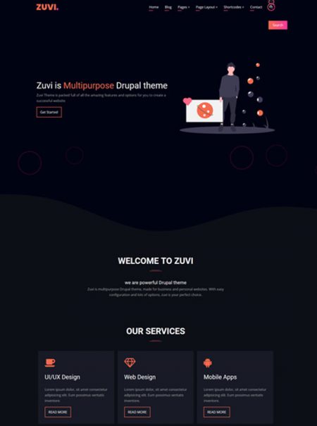 30+ Best Free Drupal Themes for 2025 – freshDesignweb