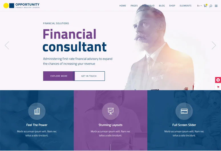20 Best Free Financial Consulting WordPress Themes 2026 – freshDesignweb