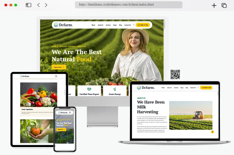 20+ Best Farm & Agriculture Website Templates for 2026 – freshDesignweb