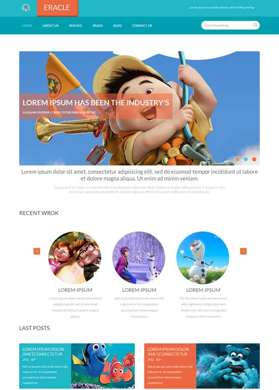 30 Best Flat Design Website Templates Free & Premium - freshDesignweb